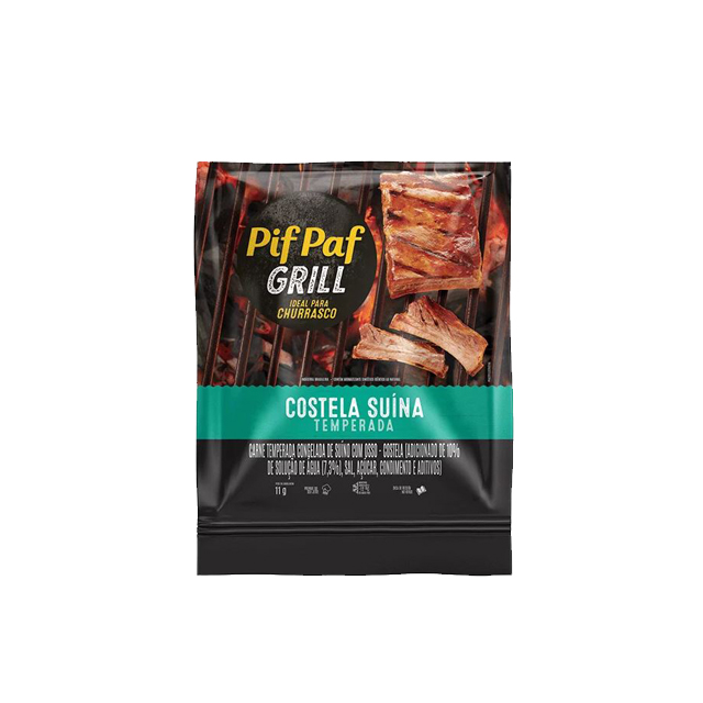 COSTELA SUÍNA PETISCO GRILL PIF PAF CAIXA ±10KG (PEÇAS ±1,3KG ...
