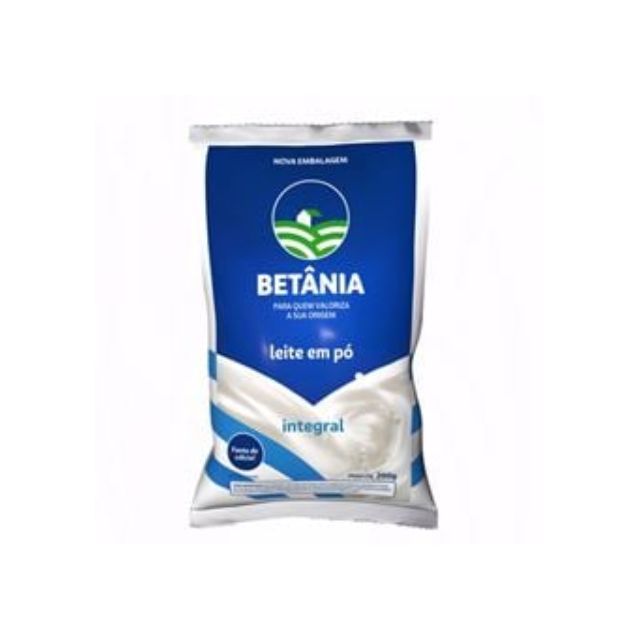 LEITE EM PÓ BETANIA FARDO 50X200G | KarneKeijo - Distribuidora de Alimentos
